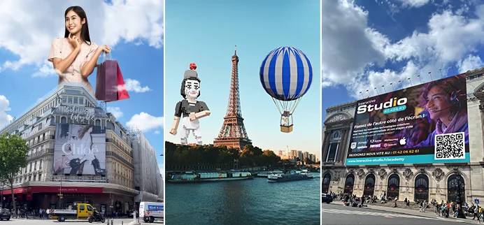 FOOH Fake Out Of Home - 3D virtual advertising creation agency