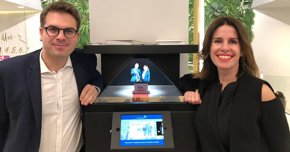 Hologramme Maire du 17e Geoffroy Boulard